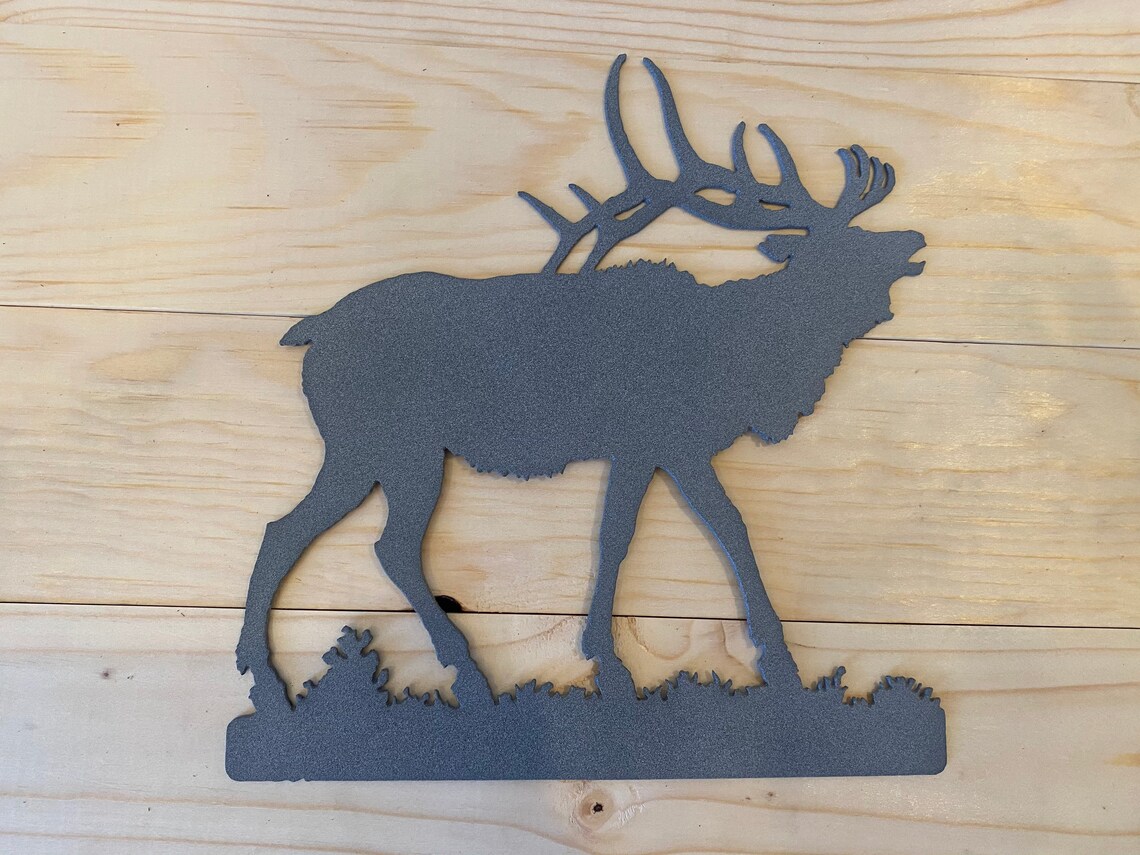 Metal Elk Wall Decor - Etsy
