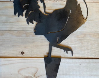 Turkey Tom Metal Garden Stake - Etsy