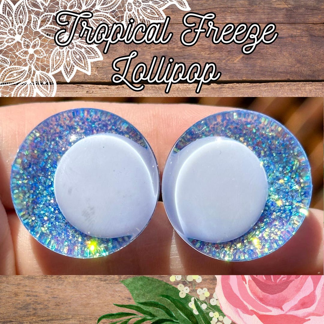 Safety Eyes, Kawaii Sinker Style, Tropical Freeze Lollipop Colorway ...