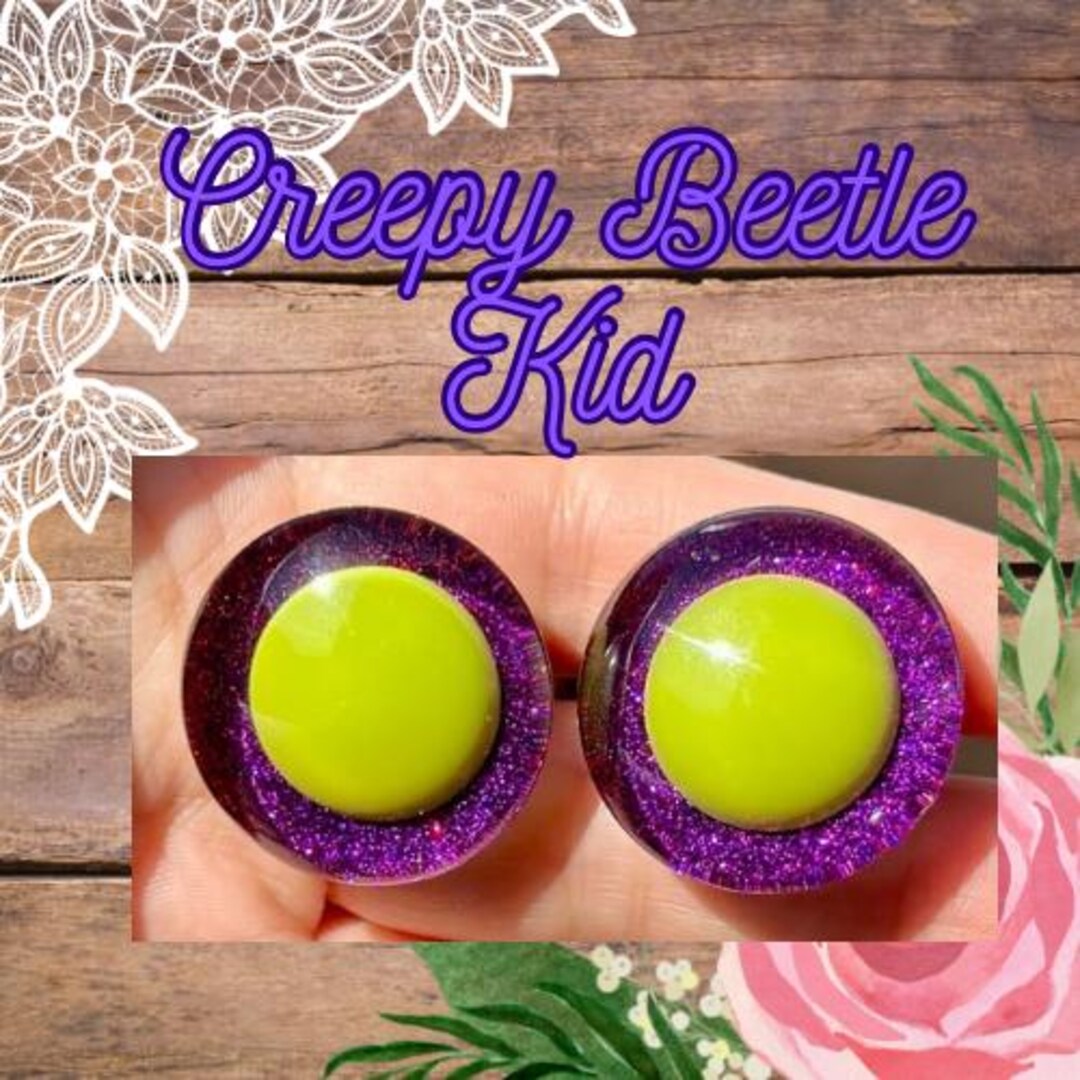 Handpainted Standard Center Safety Eyes, Creepy Beetle Kid, Sandworm ...
