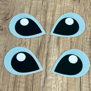 Felt Stitch Eyes for Amigurumi, Extra Large Size, Felt Eyes for Crochet ...