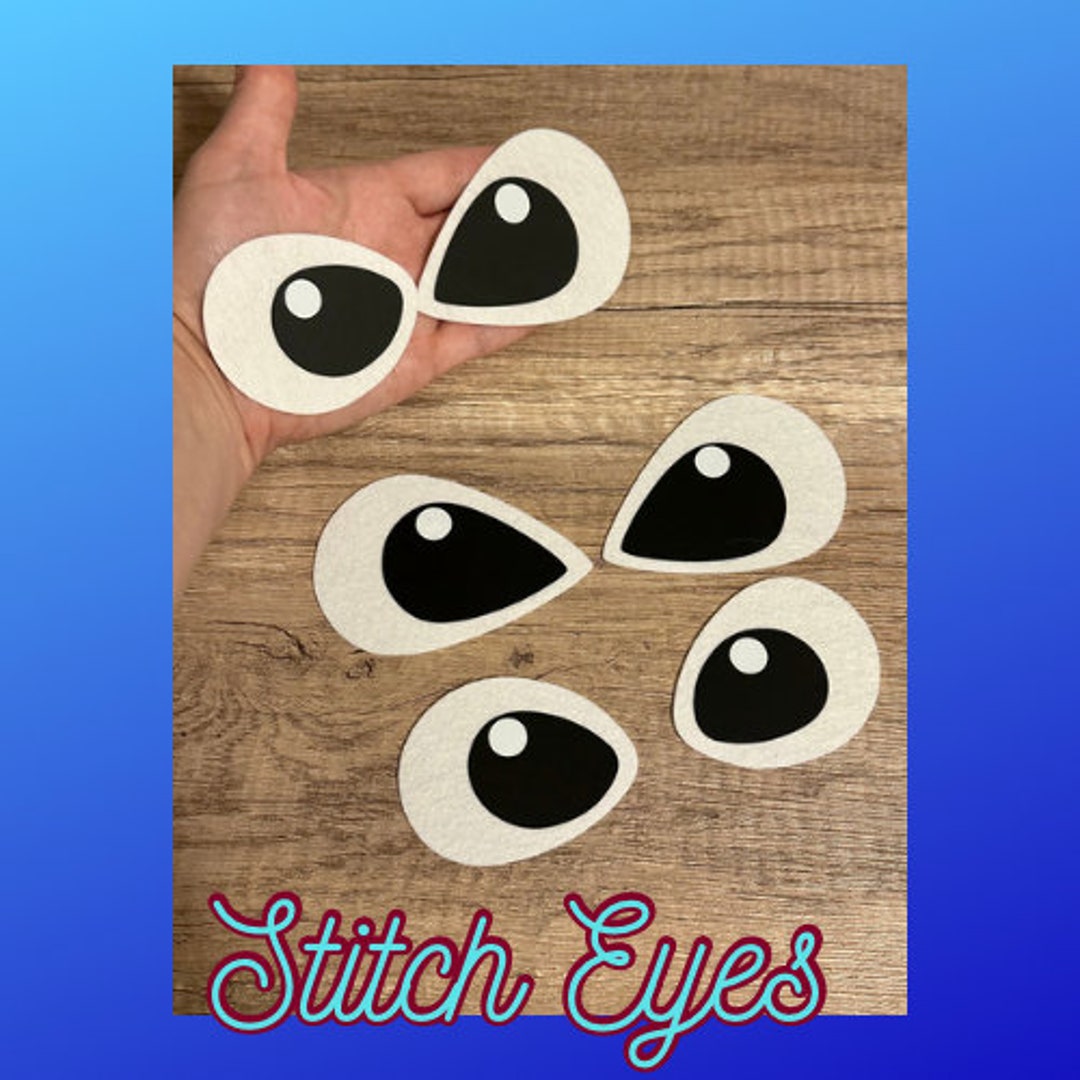 Felt Stitch Eyes for Amigurumi Extra Large Size Felt Eyes - Etsy