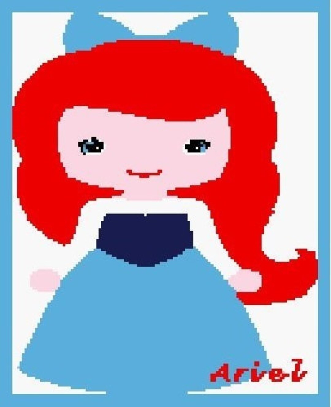 Mermaid C2C Crochet Blanket Graph Pattern (digital Download) - Etsy