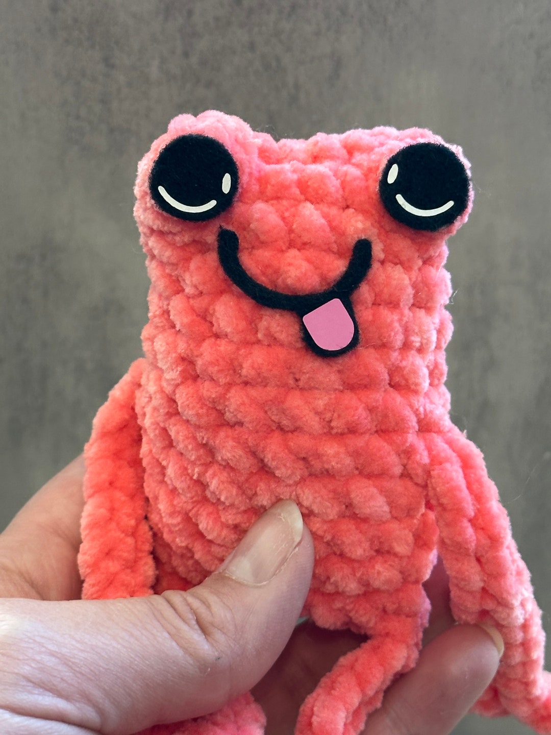 Felt Frog Faces for Amigurumi, Kawaii Plushie Eyes and Mouth, 3 Sets ...