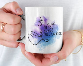 Strong Woman Mug Strong Definition Encouraging Empowerment - Etsy