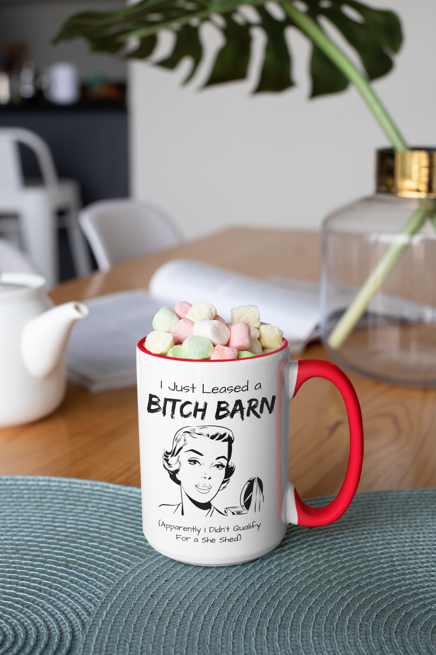 Sassy Mug Snarky Mugs Bitch Barn She Shed Building - Etsy