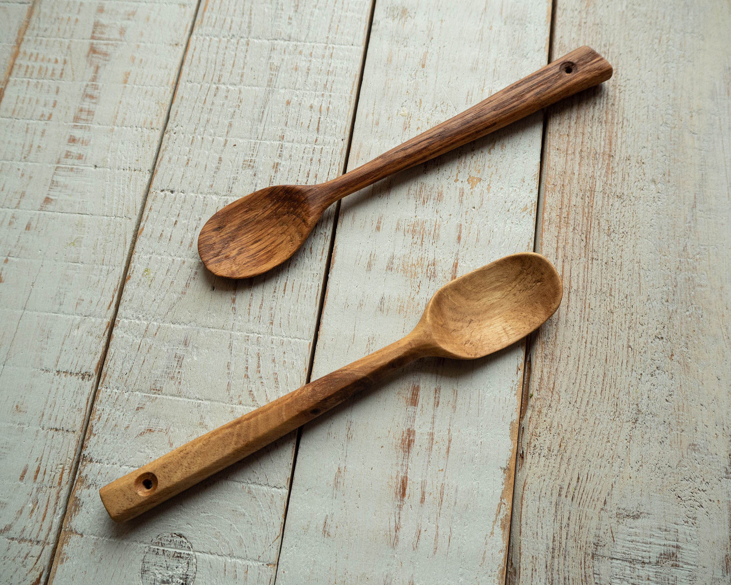 Handcrafted Wooden Spoons, Rustic Salt and Sugar Measures, Unique ...
