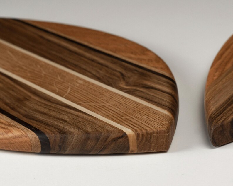 Surf-inspired Kitchen Board, Surfboard-shaped Charcuterie, Fish Tail ...
