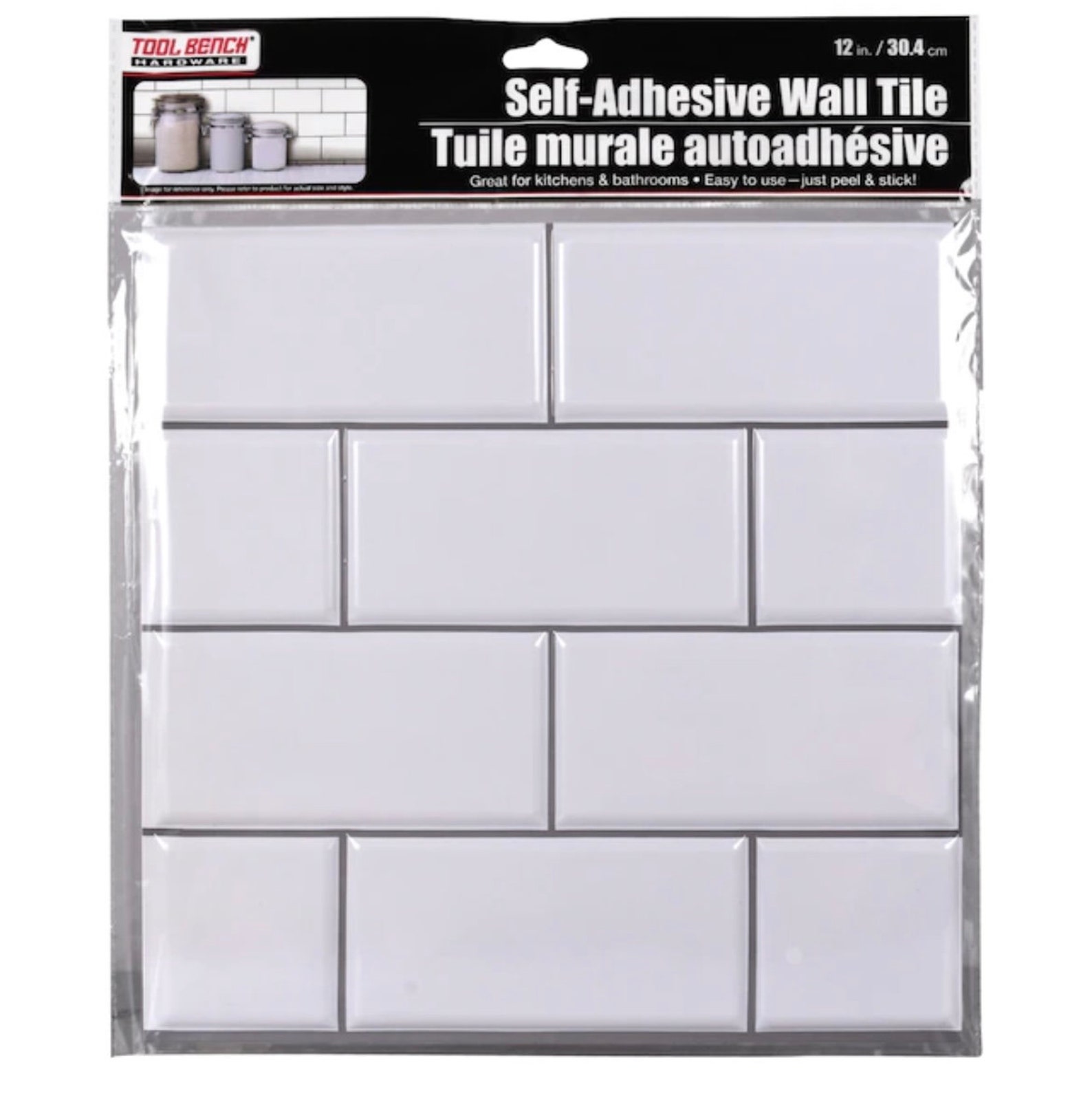 10 Pack Peel and Stick Backsplash Tile Self Adhesive Wall Tile for ...