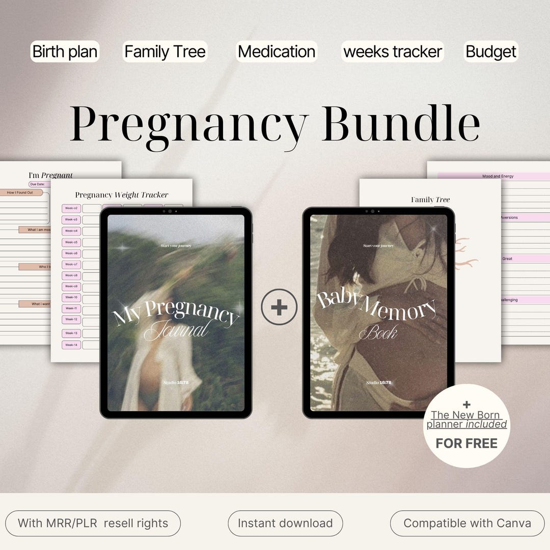 Ultimate Pregnancy & Baby Memory Bundle: Pregnancy Journal, Baby Memory ...