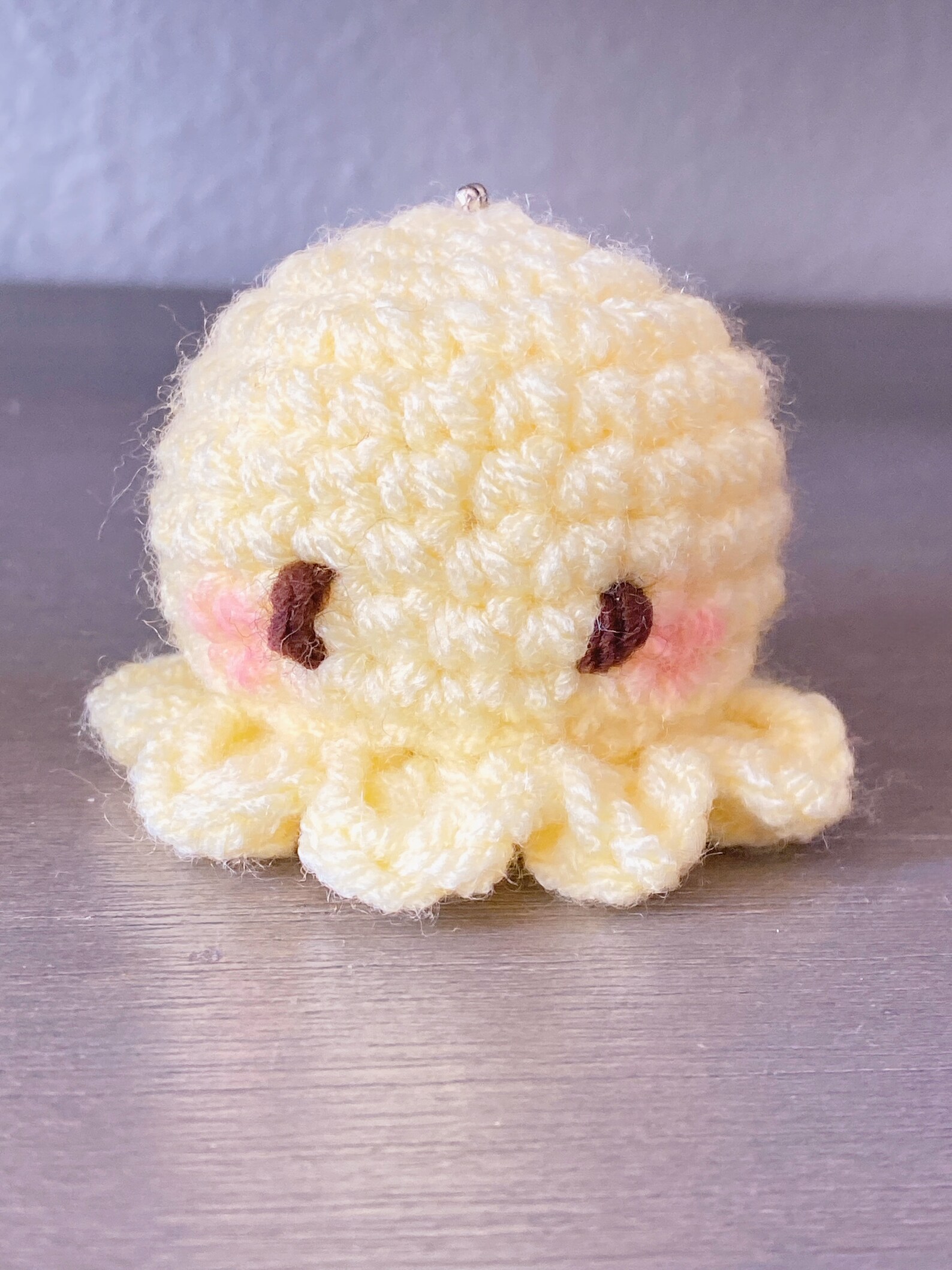 Cute Crochet Octopus Keychain/ Kawaii Octo Plush/ Amigurumi Keychain ...