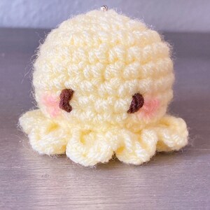 Cute Crochet Octopus Keychain/ Kawaii Octo Plush/ Amigurumi Keychain ...