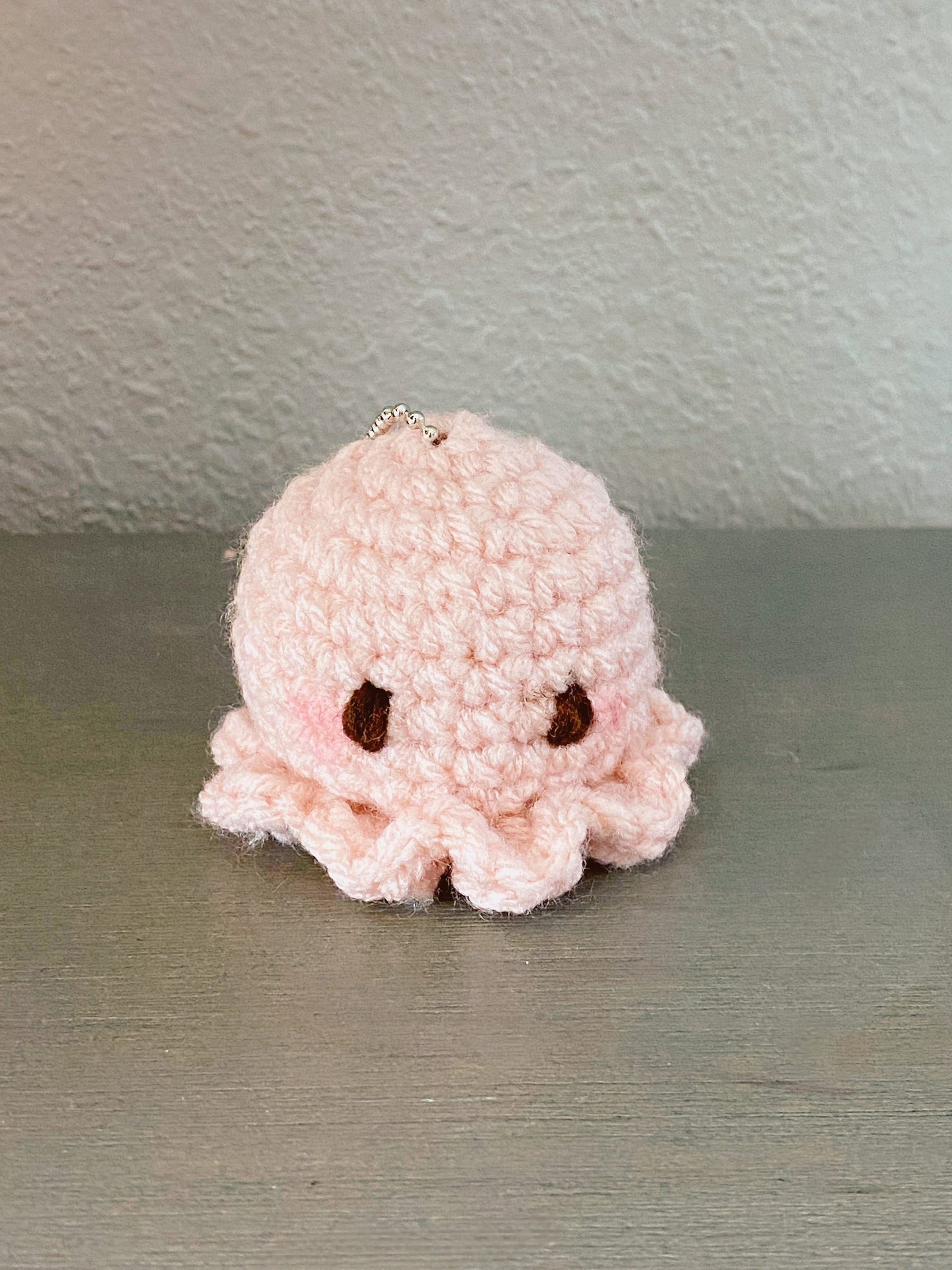 Cute Crochet Octopus Keychain/ Kawaii Octo Plush/ Amigurumi Keychain ...