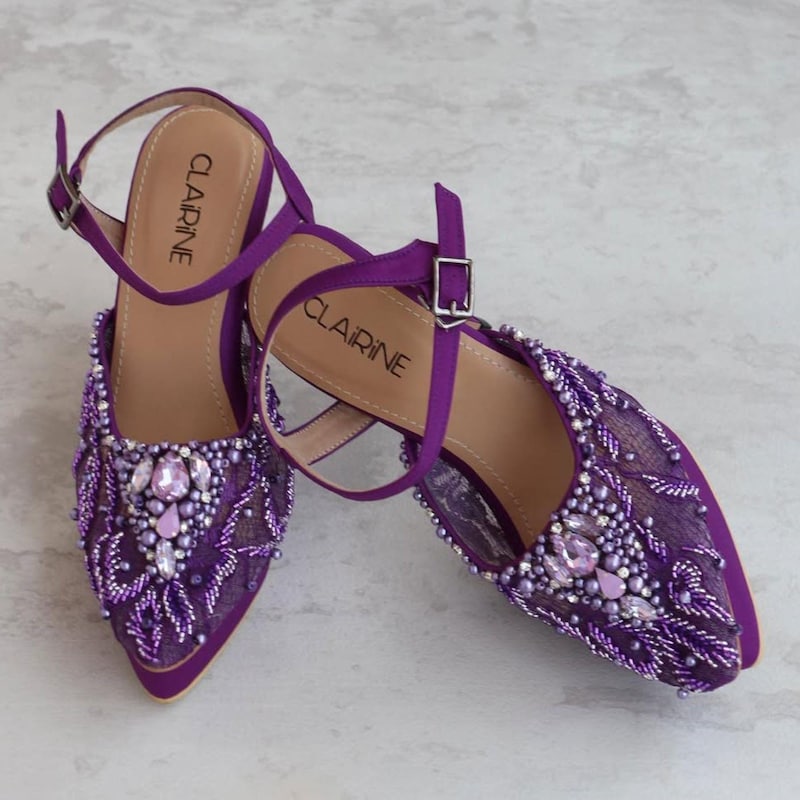 Beaded Platform Heels - Etsy