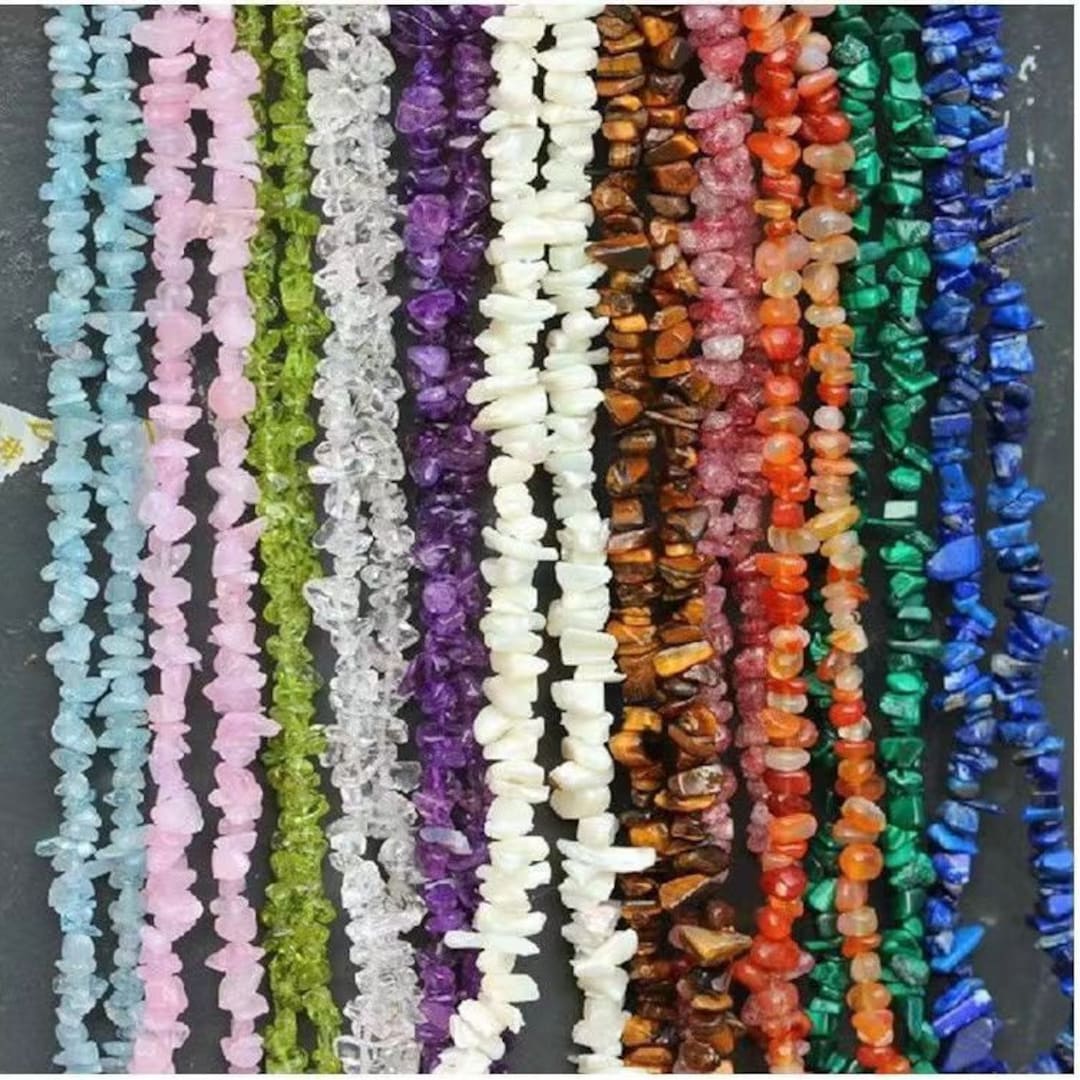 34inch Natural Gemstone Chip Strand Beads Freeform Chip Nugget Beads ...