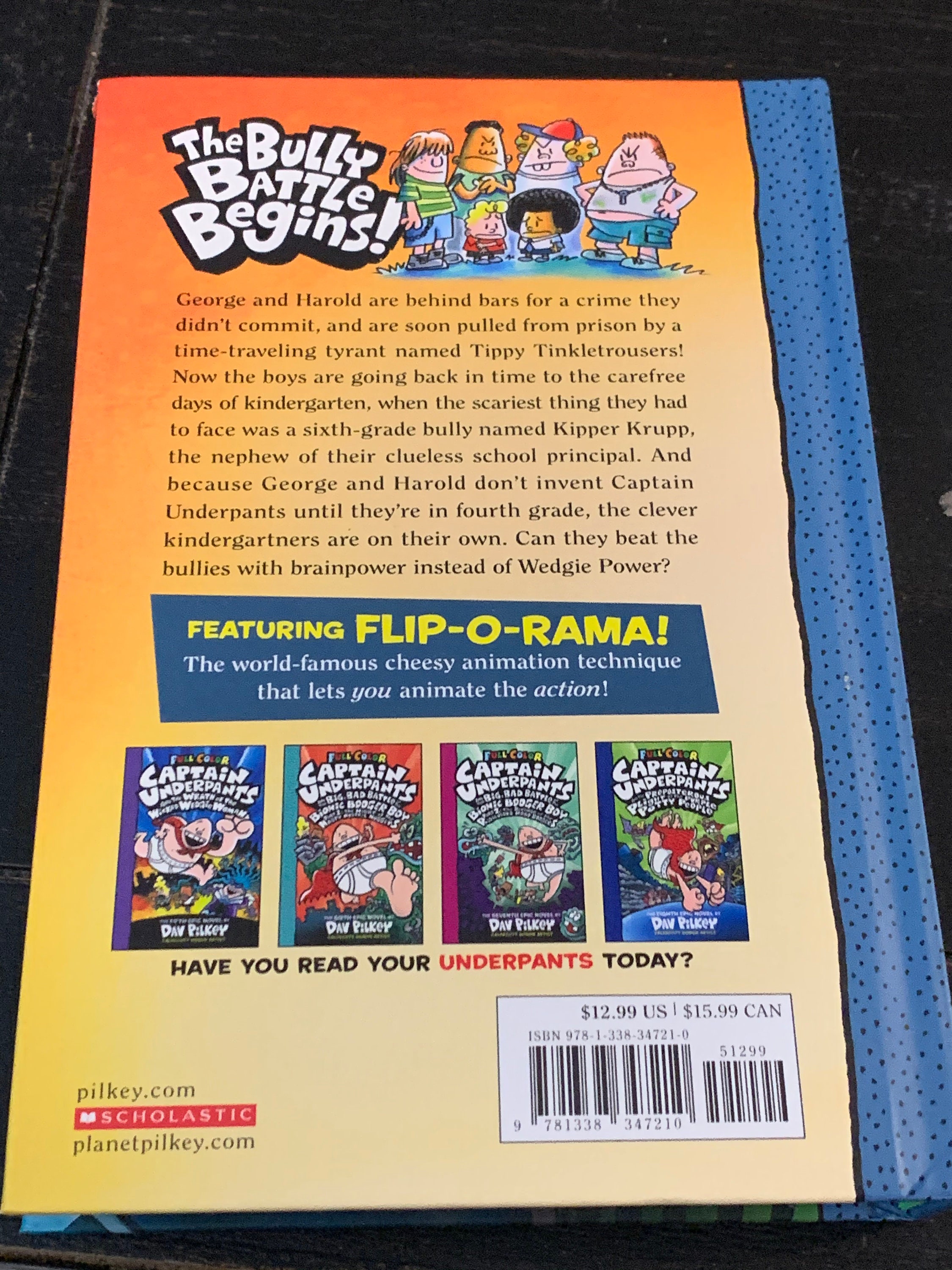 Captain Underpants & Terrifying Return of Tippy TinkleTrousers - Etsy ...