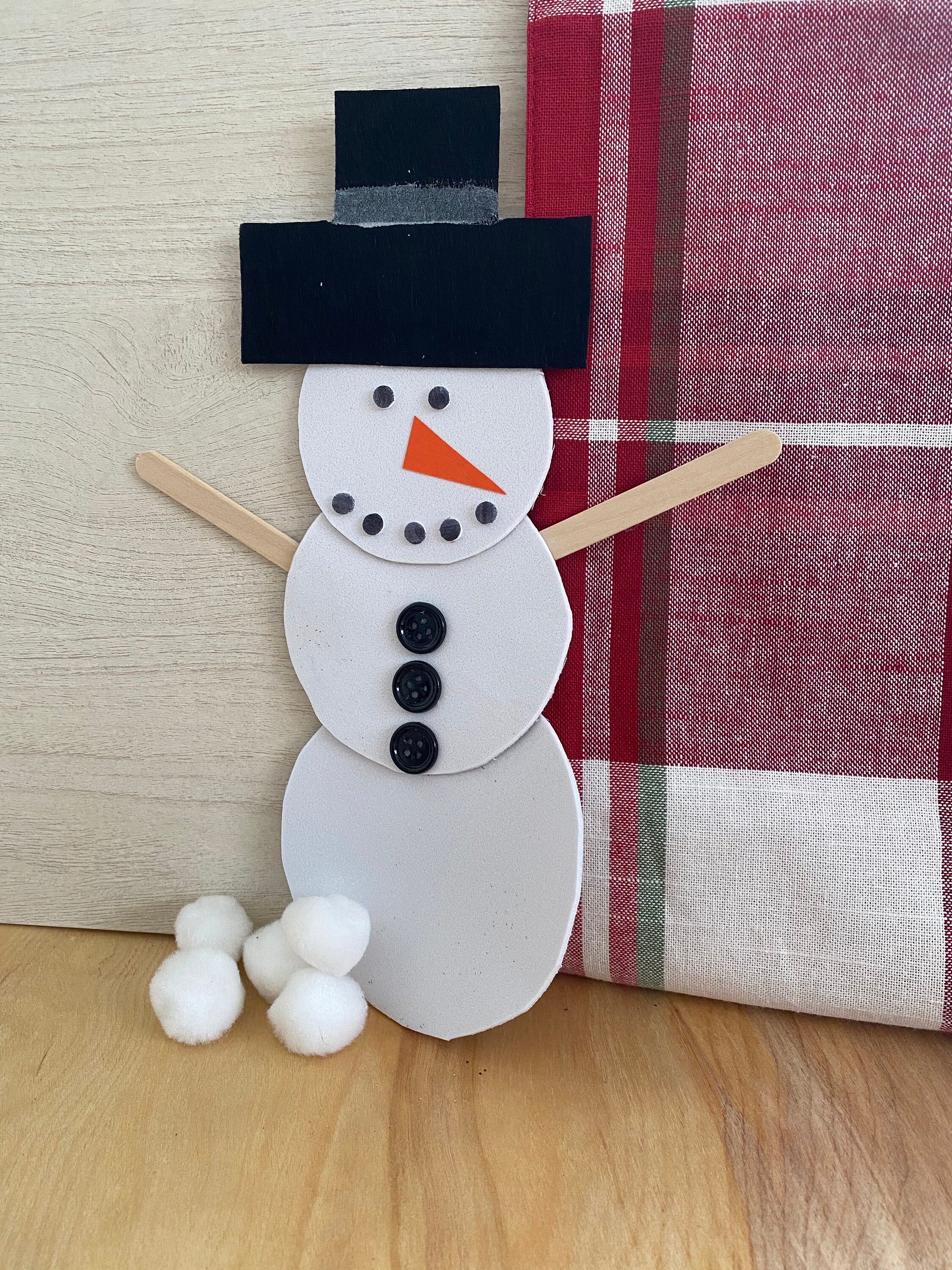 Felt Snowman Kit Stick Em' Anywhere Snowman Christmas Decoration Kit ...
