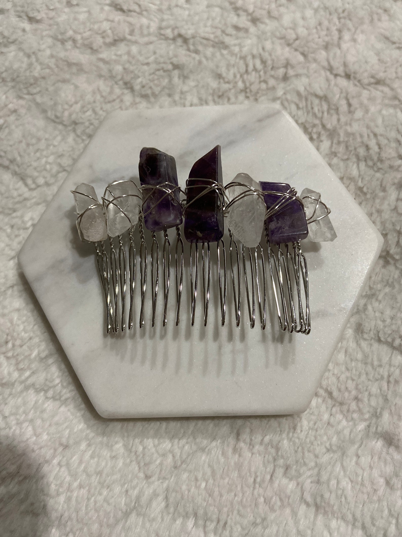 Handmade Crystal Combs for Everyday Wear or Special Occasions. - Etsy