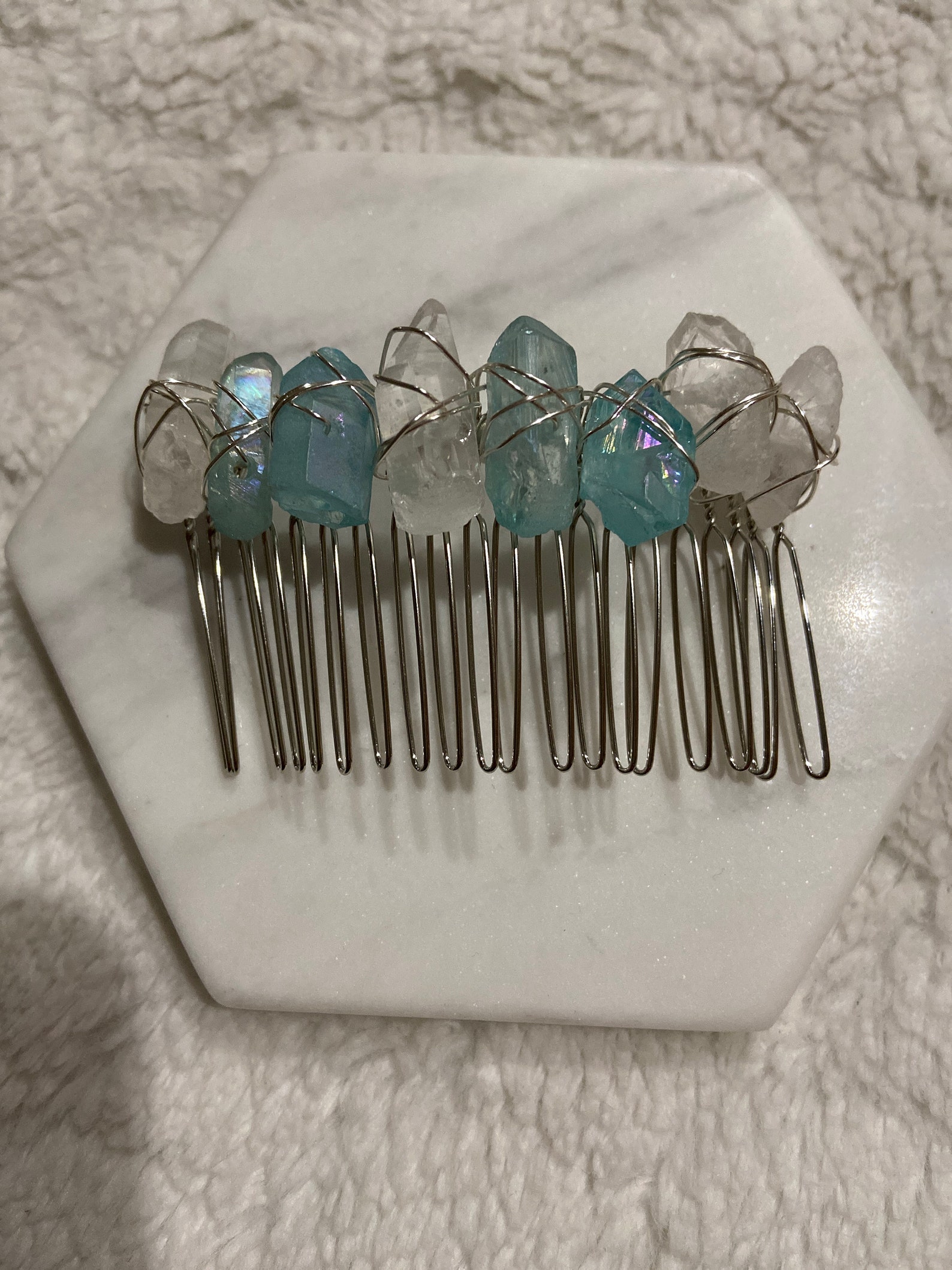 Handmade Crystal Combs for Everyday Wear or Special Occasions. - Etsy