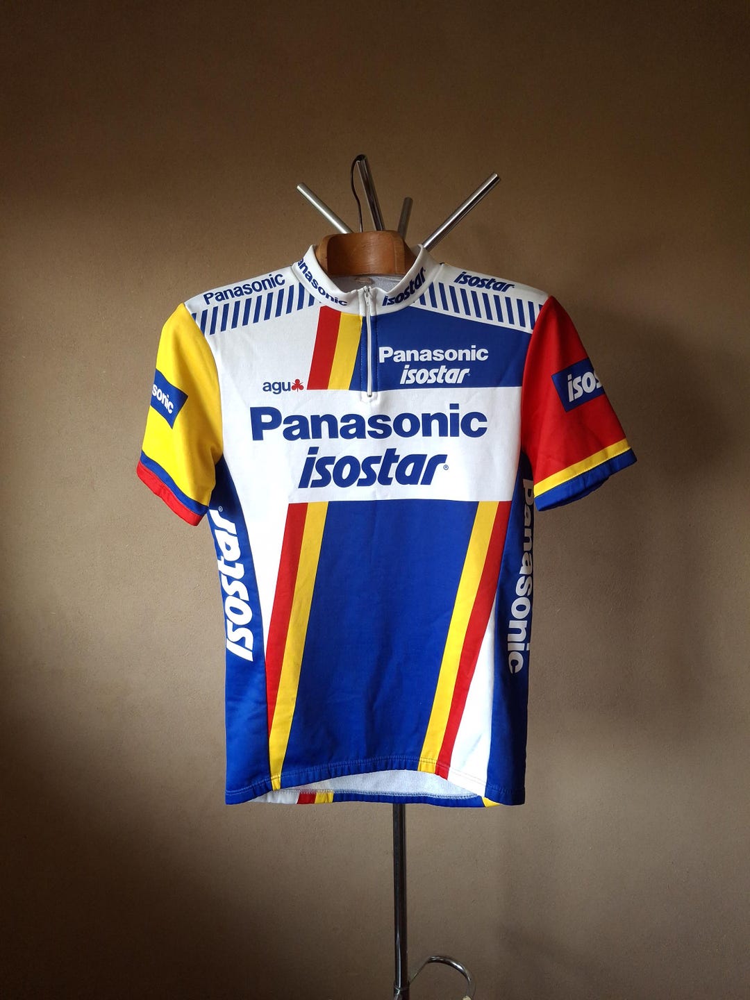 Vintage Italian Pro Cycling Panasonic - Isostar Short Sleeve Cycling ...