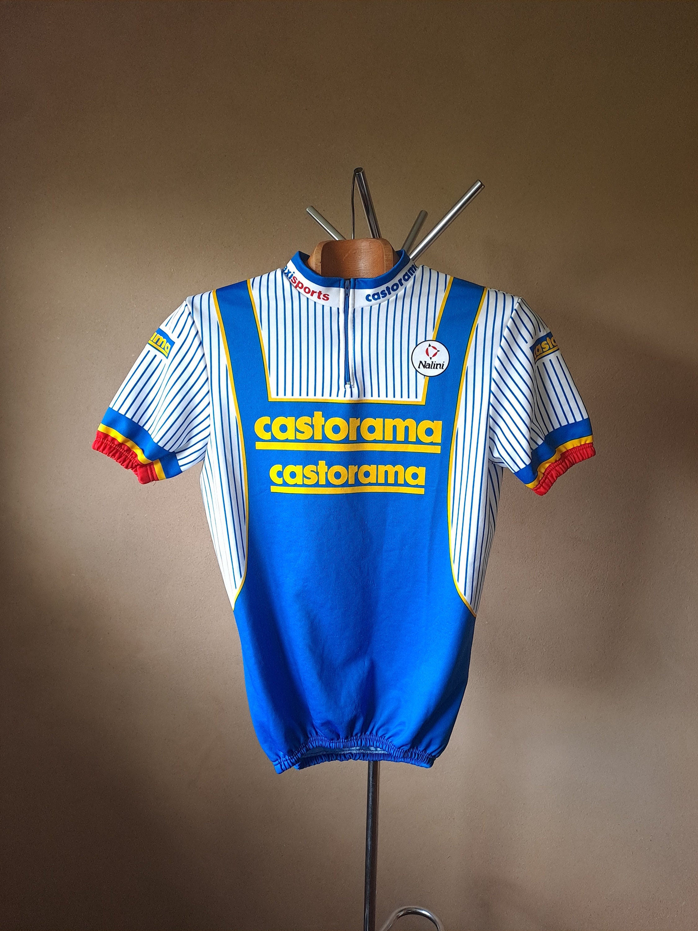 1990 Castorama Raleigh Professional Short Sleeve Italian Cycling Jersey ...