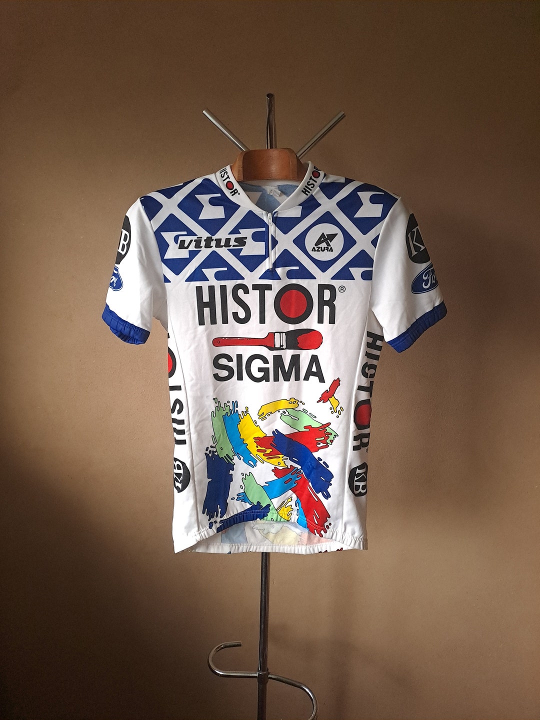 Vintage 1990 Histor Sigma Professional Cyling Short Sleeve Cycling ...