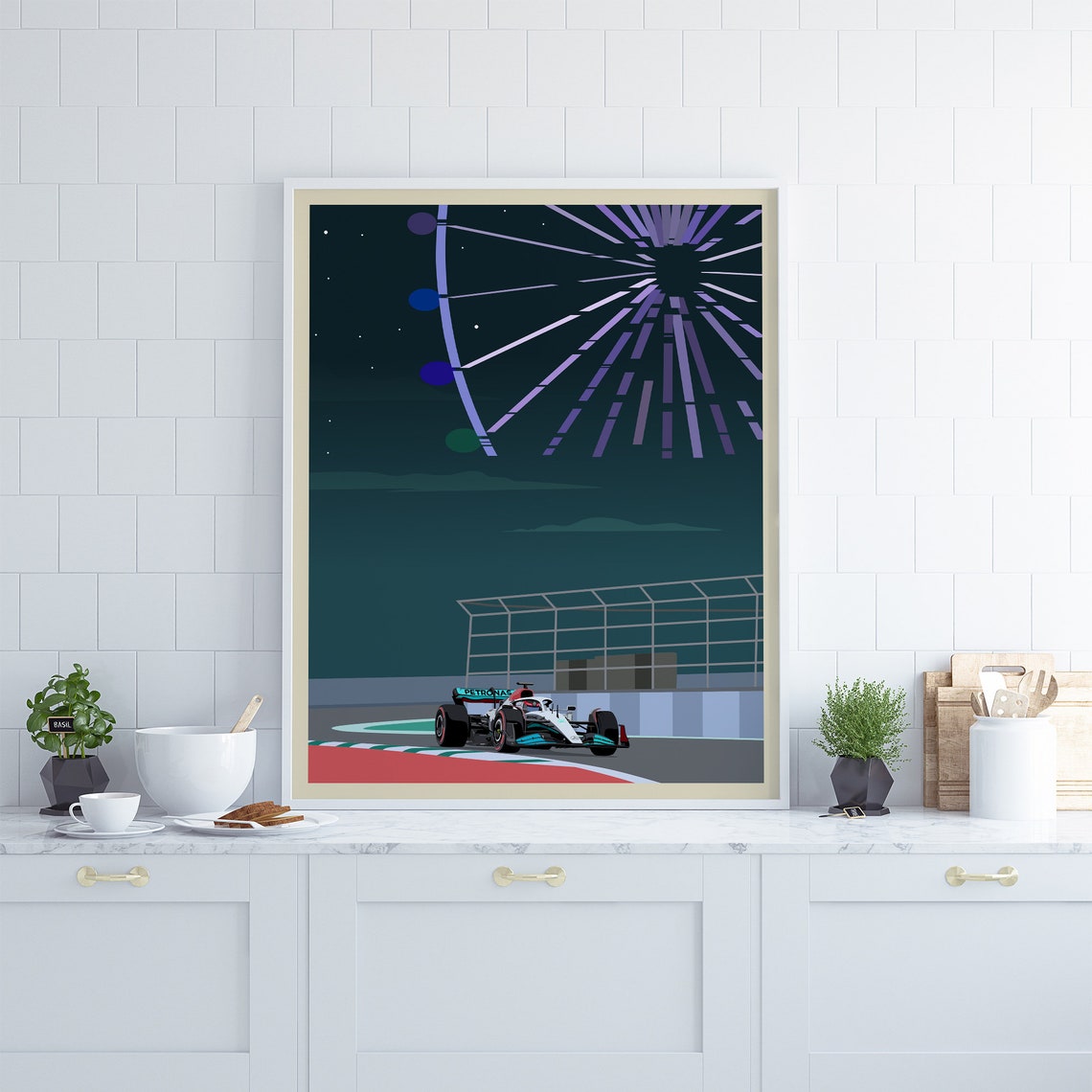 Mercedes F1 Poster Prints Mercedes Wall Décor Formula One - Etsy