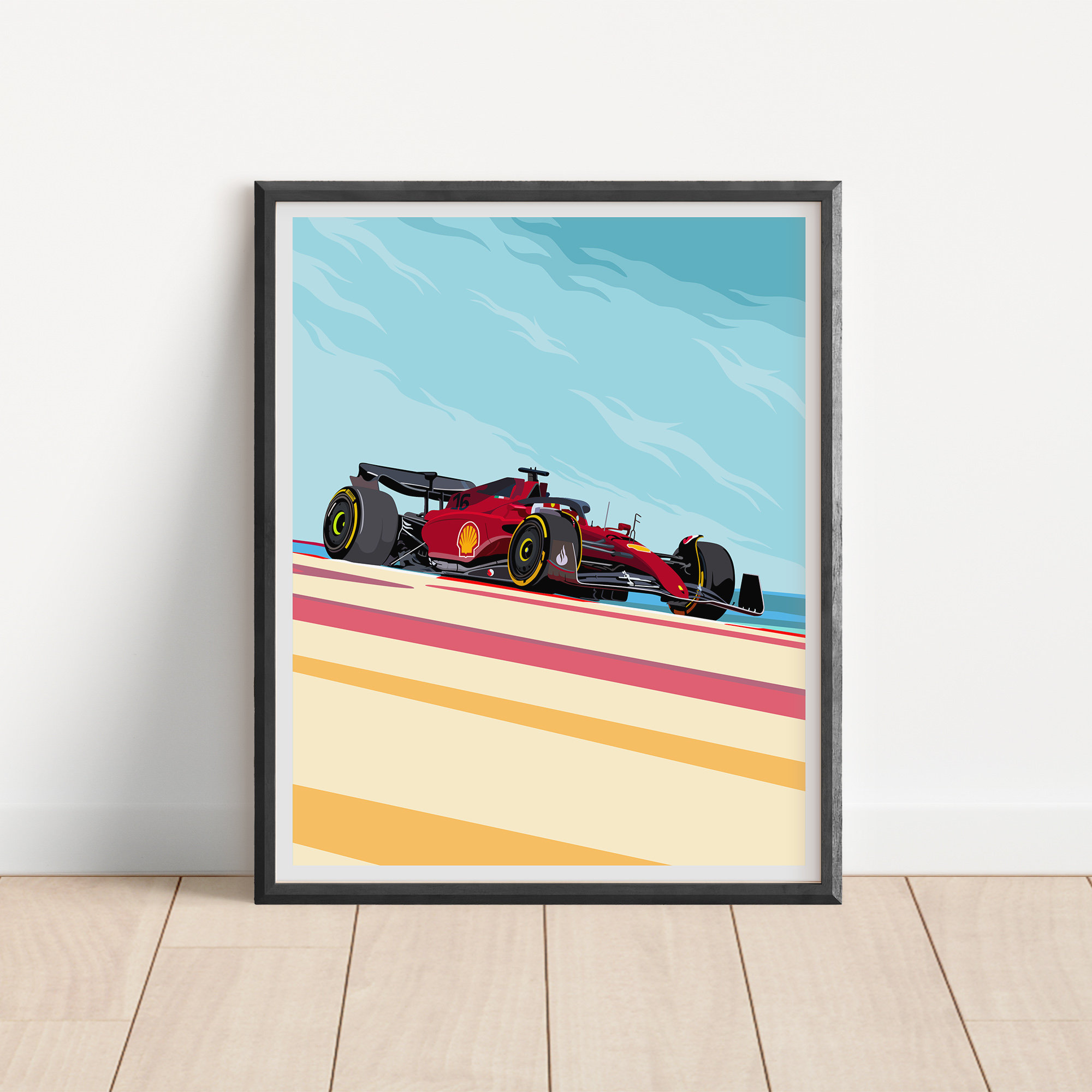 Ferrari F1 Poster | Ferrari Formula 1 Dcor | Formula One 2022 Prints ...