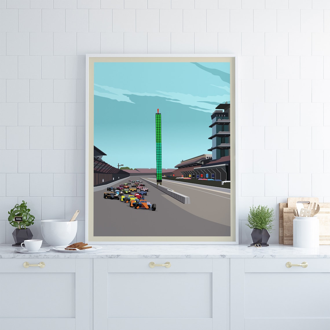 Indianapolis 500 Poster Print Indy Speedway Poster - Etsy