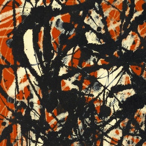 Jackson Pollock Free Form Digital PrintArt Exhibition | Etsy