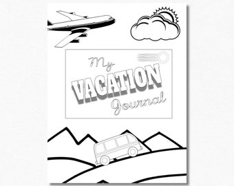 Printable Summer Draw and Write Journal, Homeschool Template, Blank ...