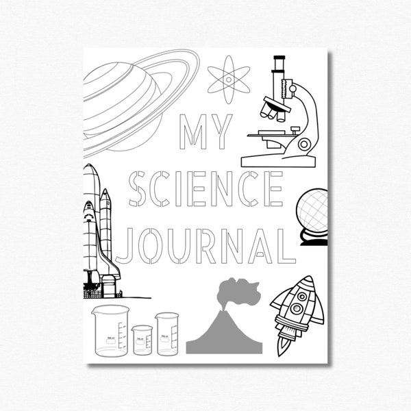 Science Notebook Cover - Etsy