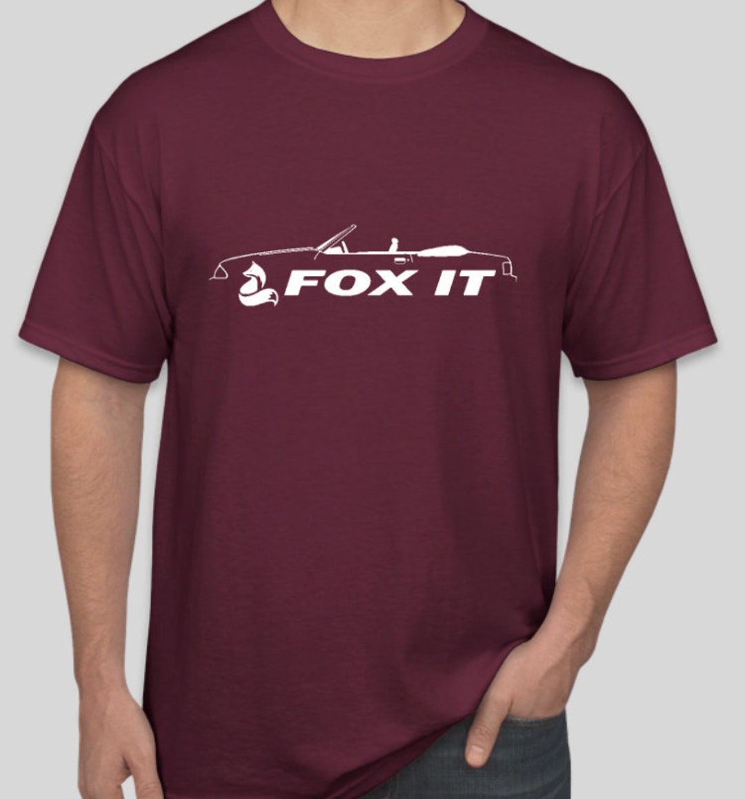 Ford Mustang Fox Body Convertible fox It T-shirt - Etsy