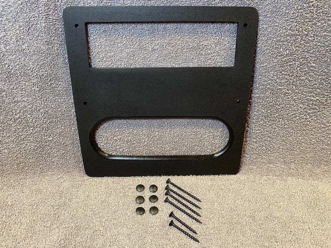 1990-1993 Ford Mustang Fox Body Radio Relocation Single Din TRIM BEZEL ...