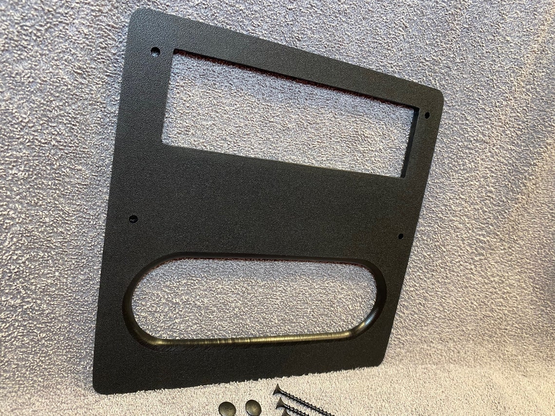 1990-1993 Ford Mustang Fox Body Radio Relocation Single Din TRIM BEZEL ...