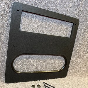 1990-1993 Ford Mustang Fox Body Radio Relocation Single Din TRIM BEZEL ...