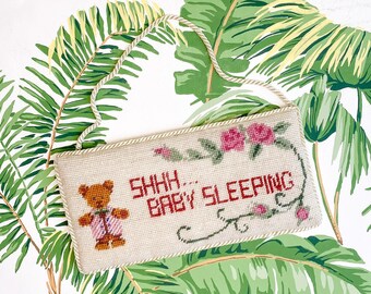 Baby Needlepoint | Etsy