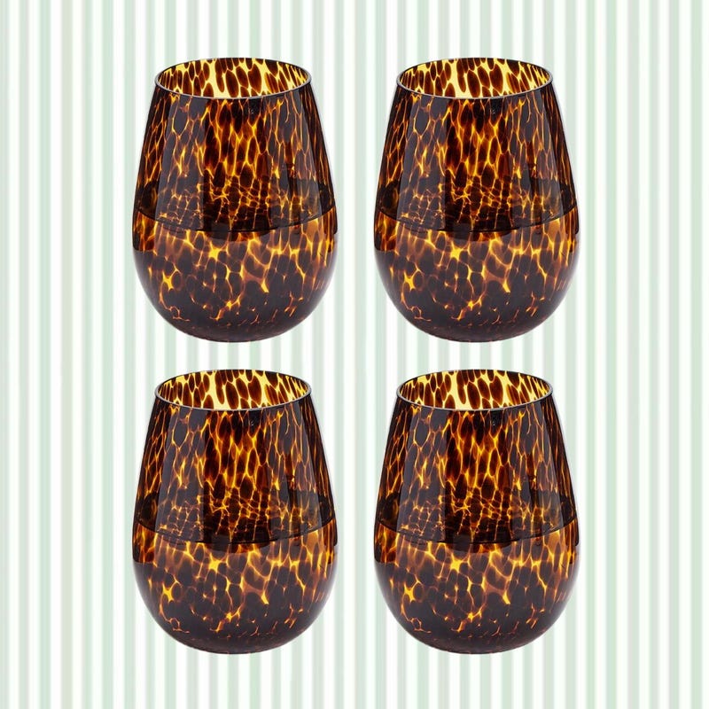 Tortoise Shell Glass - Etsy