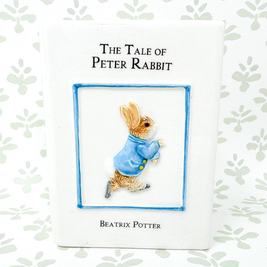 Vintage Peter Rabbit Ceramic Piggy Bank - Etsy