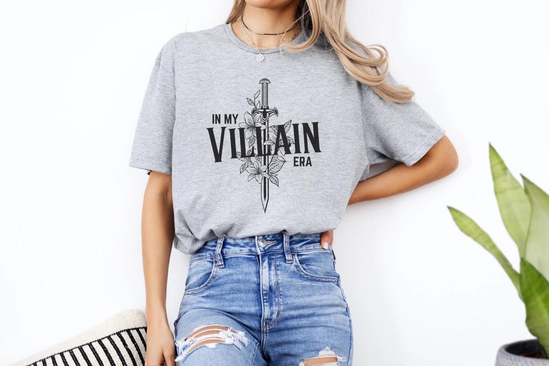 In My Villain Era Shirt, Dark Romance Shirt, Bookish Gift for Her, Bookish Gift, Villain Shirt ...