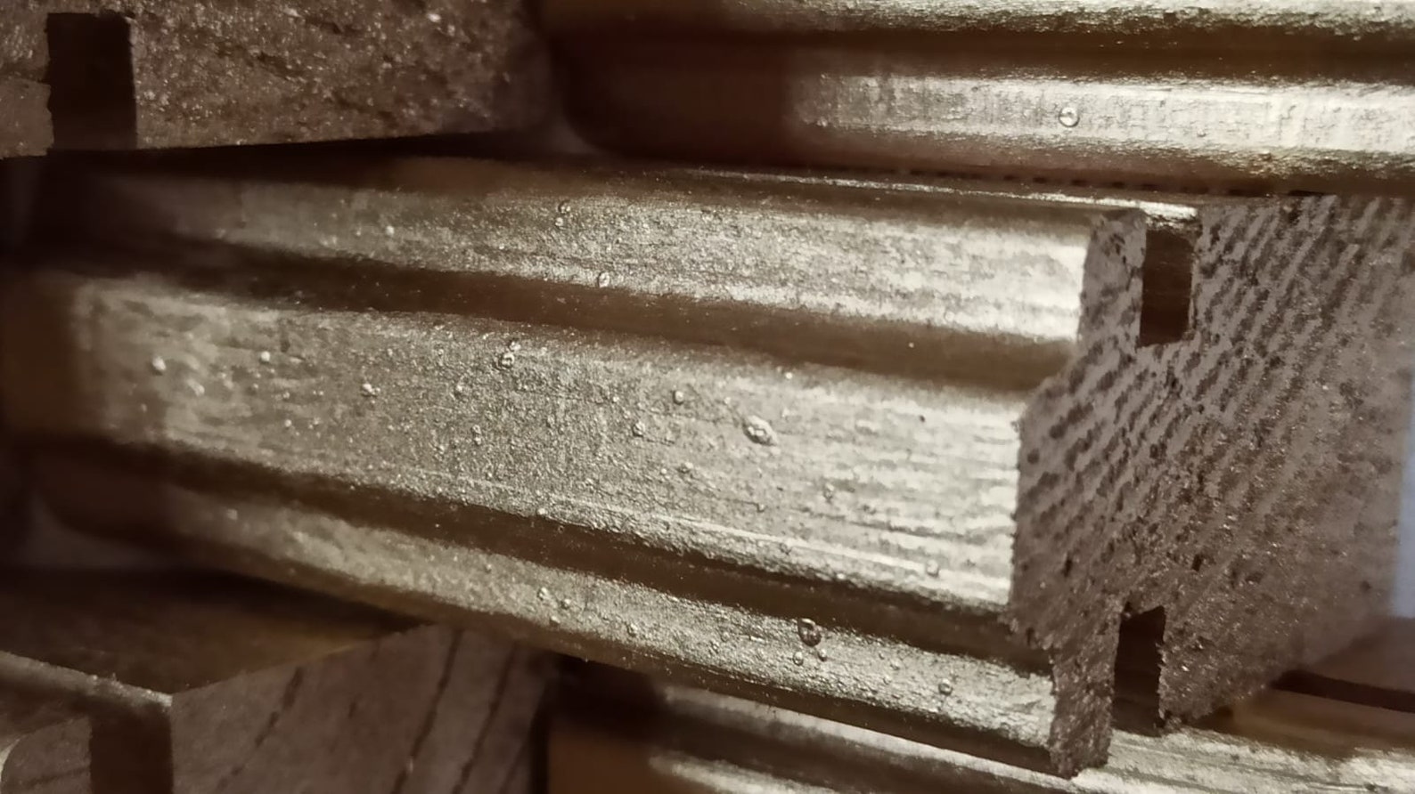 Handmade Sound Diffuser golden Triangles. 3D Wooden Mosaic. - Etsy