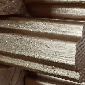 Handmade Sound Diffuser "golden Triangles". 3D Wooden Mosaic. - Etsy