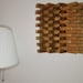 Handmade Sound Diffuser golden Triangles. 3D Wooden Mosaic. - Etsy