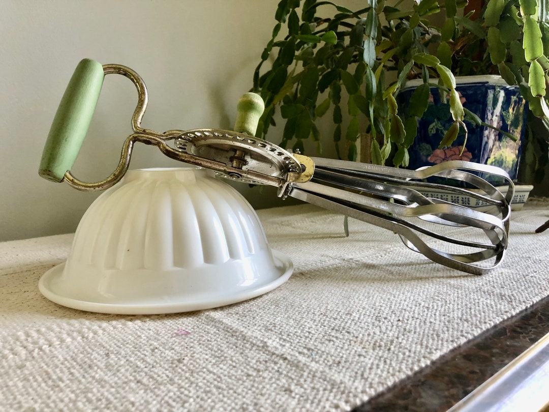 Vintage Hand Mixer Egg Beater From Edlund Company Burlington Vermont ...