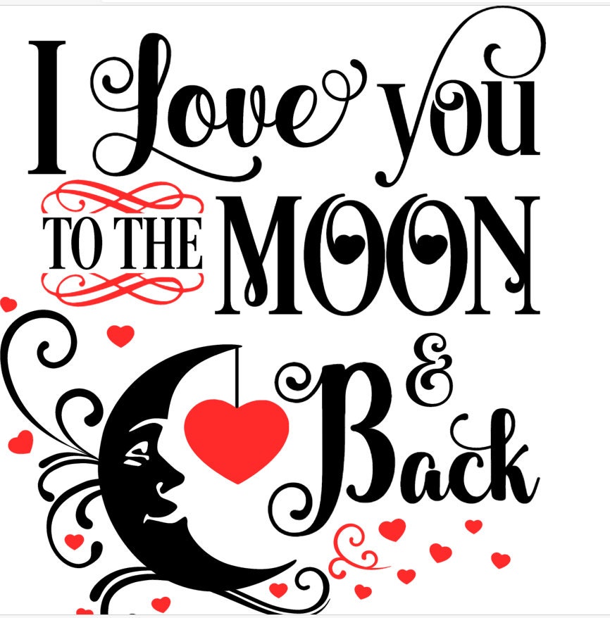 Valentines Day Svg , Moon Svg , Love Svg , Couple Svg , Girlfriend Svg ...
