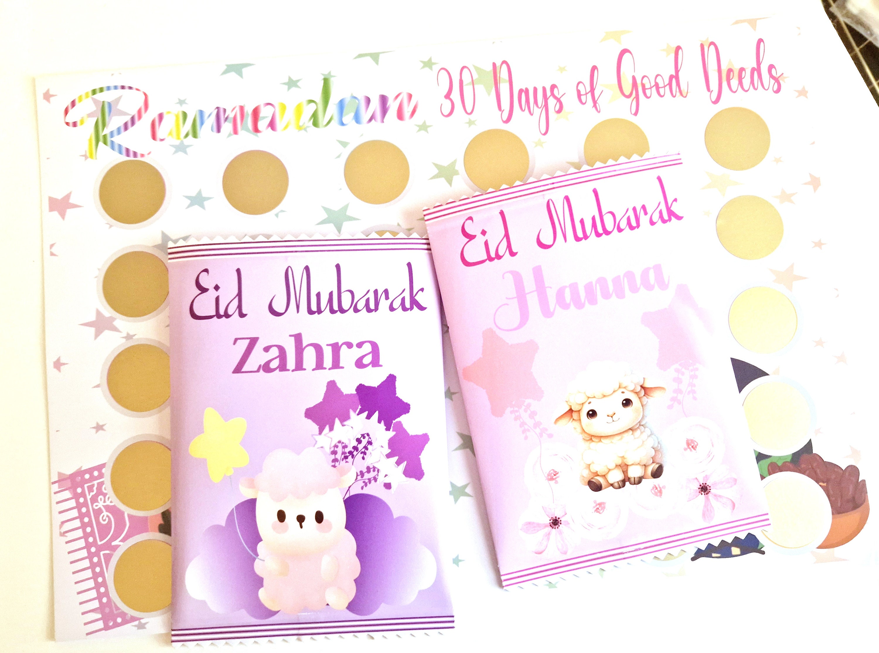 Eid Treat Bags. Personalised Eid Gifts, Eid Favours, Crisp Packet ...