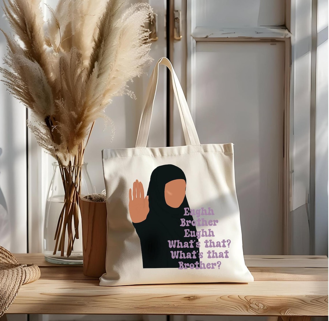 Islamic Tote Bag, Girls Tote, Hijabi Gift, Muslim Girls Bag, Eid Gift ...