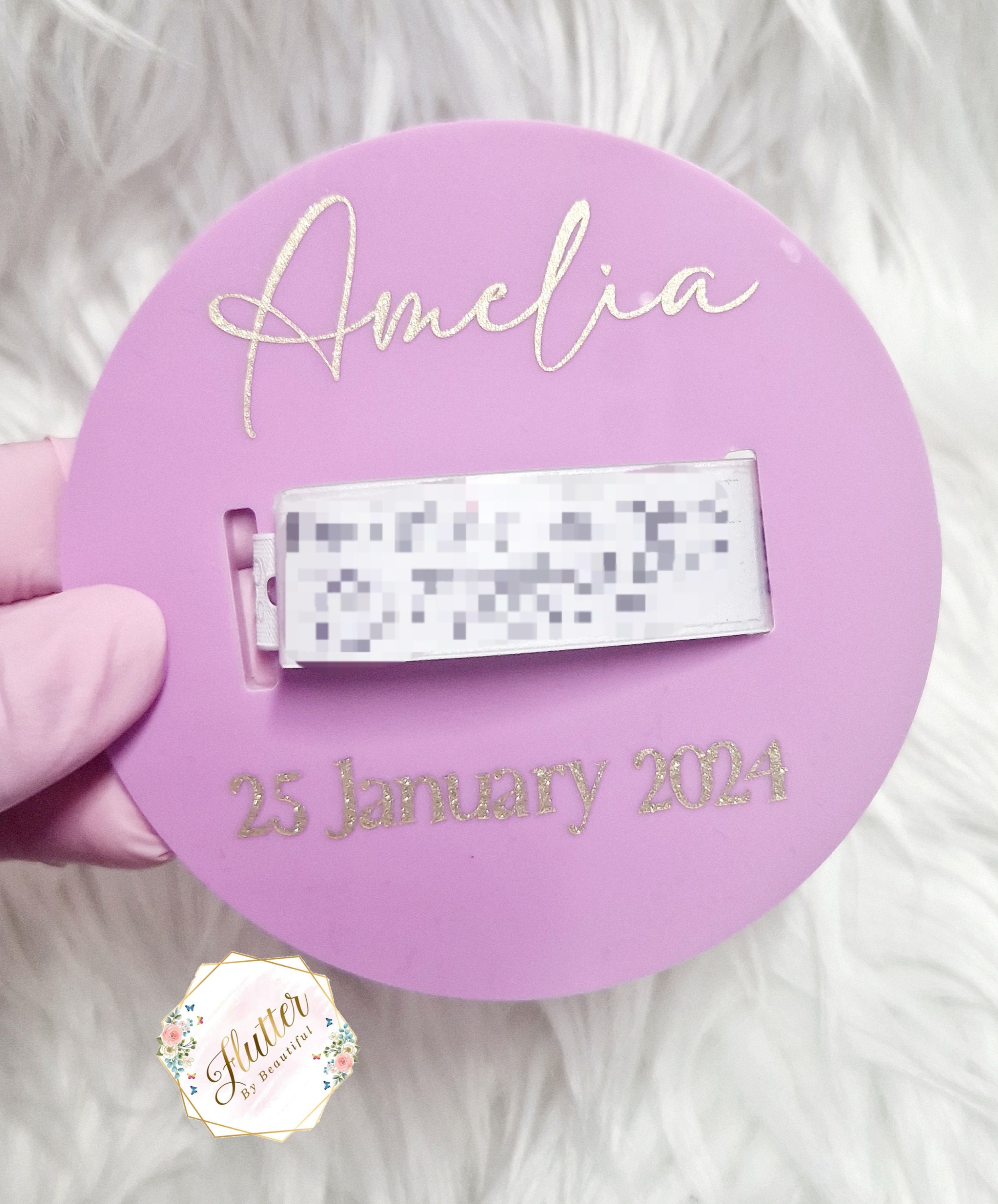 Baby Birth Keepsake, Baby Birth Bracelet, Newborn Gift, Baby Gift ...