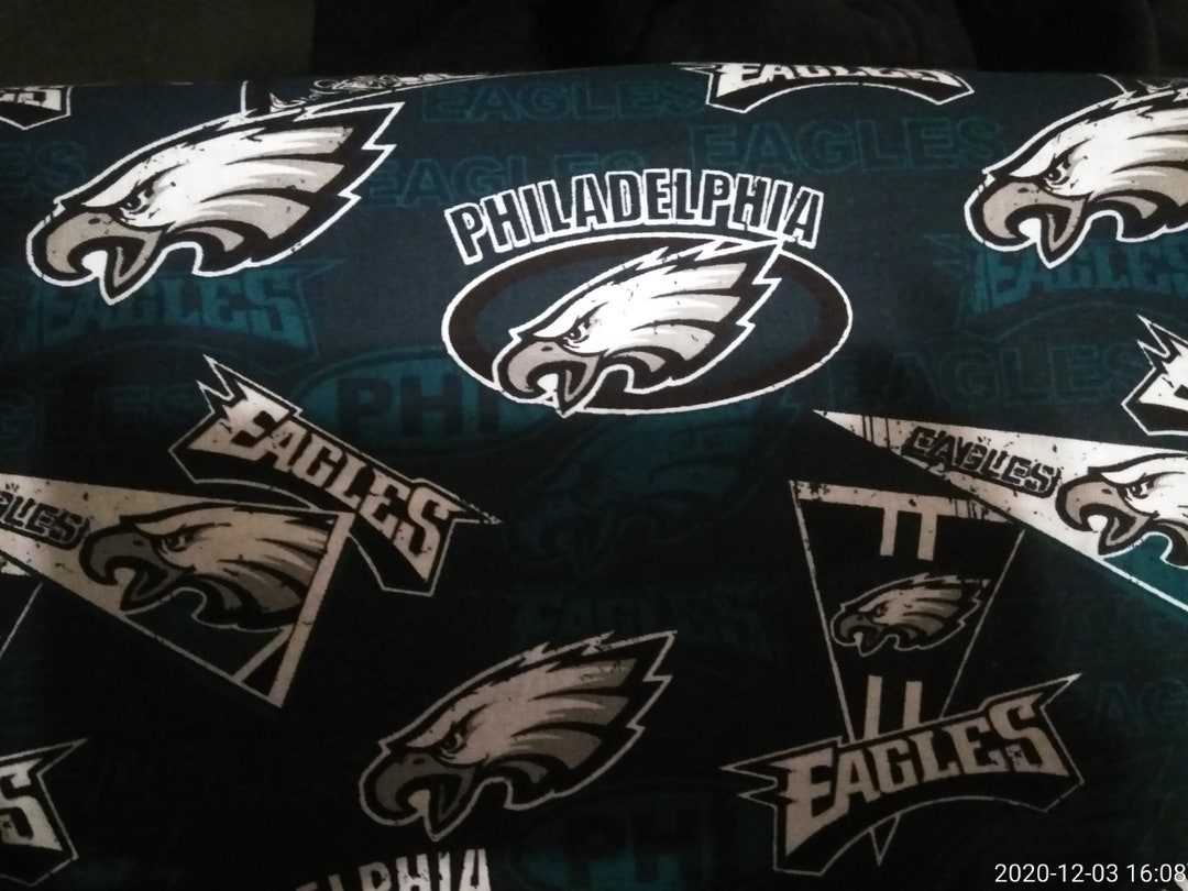 Philadelphia Eagles Cotton Fabric - Etsy