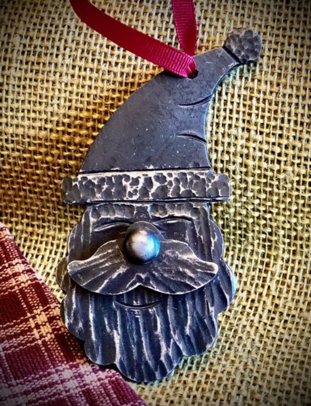 Hand Forged Iron Into Art Christmas Ornaments - Etsy